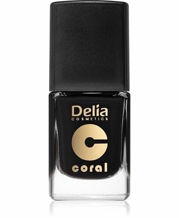 Лак для ногтей Delia Cosmetics Coral Classic, оттенок 532 Black Orchid, 11 мл
