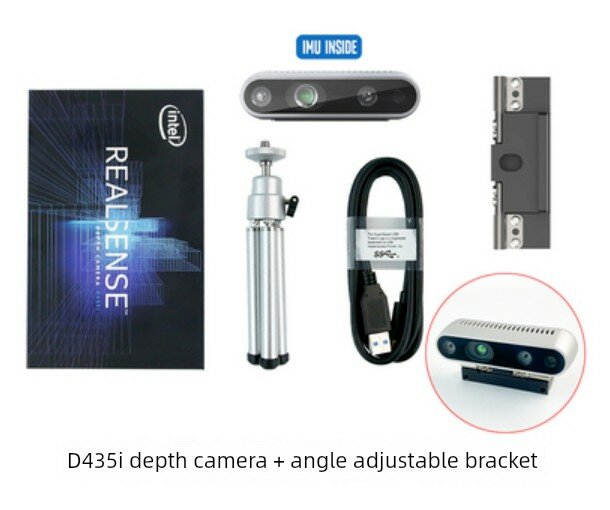 Intel RealSense D435i Глубинная камера с регулируемым кронштейном в розничной коробке