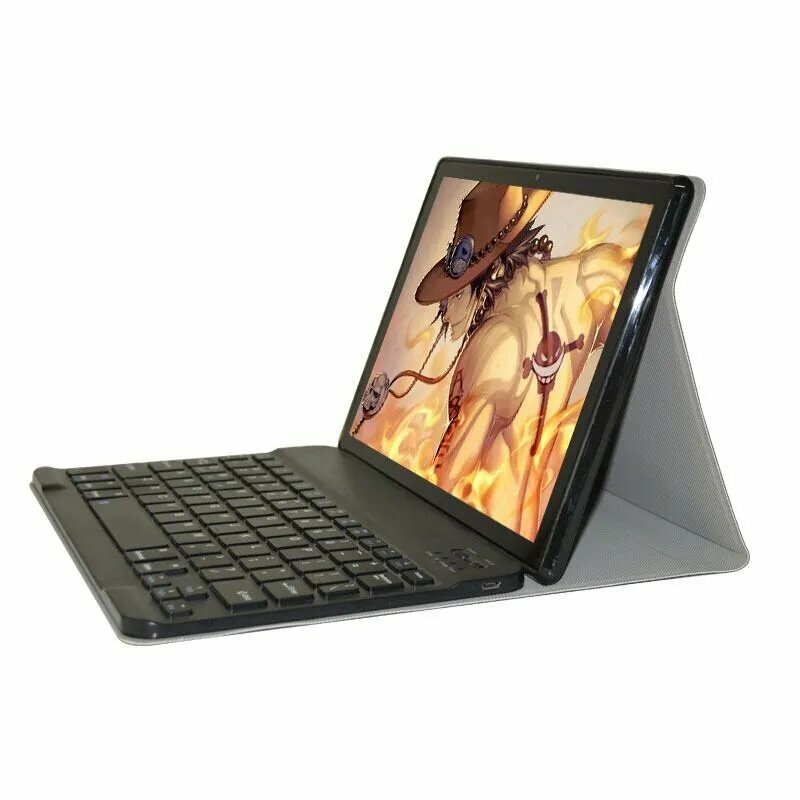 Чехол-клавиатура для Teclast M40 PLUS / P30S / P40HD 10.1", Русские и Английские буквы, Черный