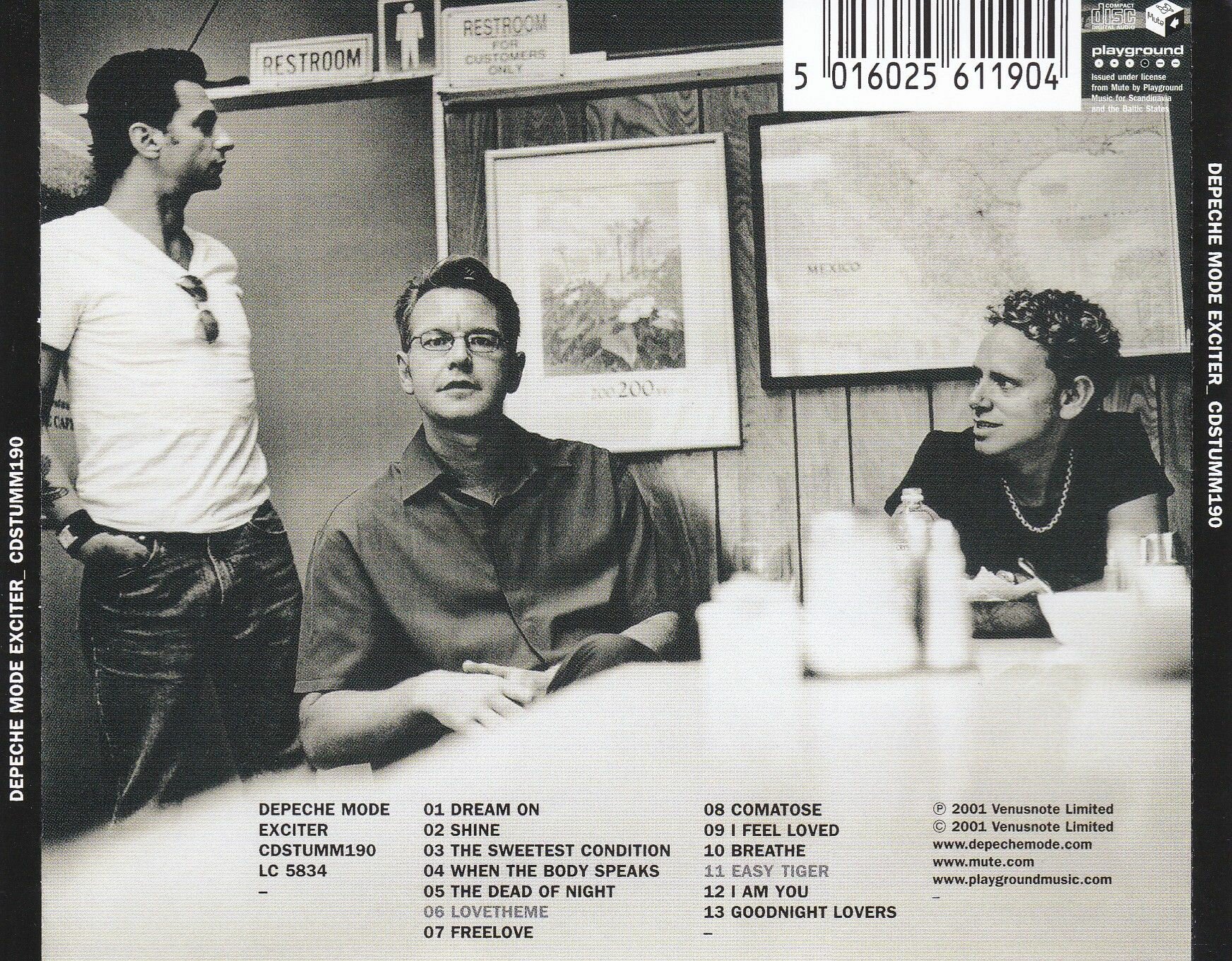 Depeche Mode - Exciter, 2001, 16-page, CD-Аудио — фото 1