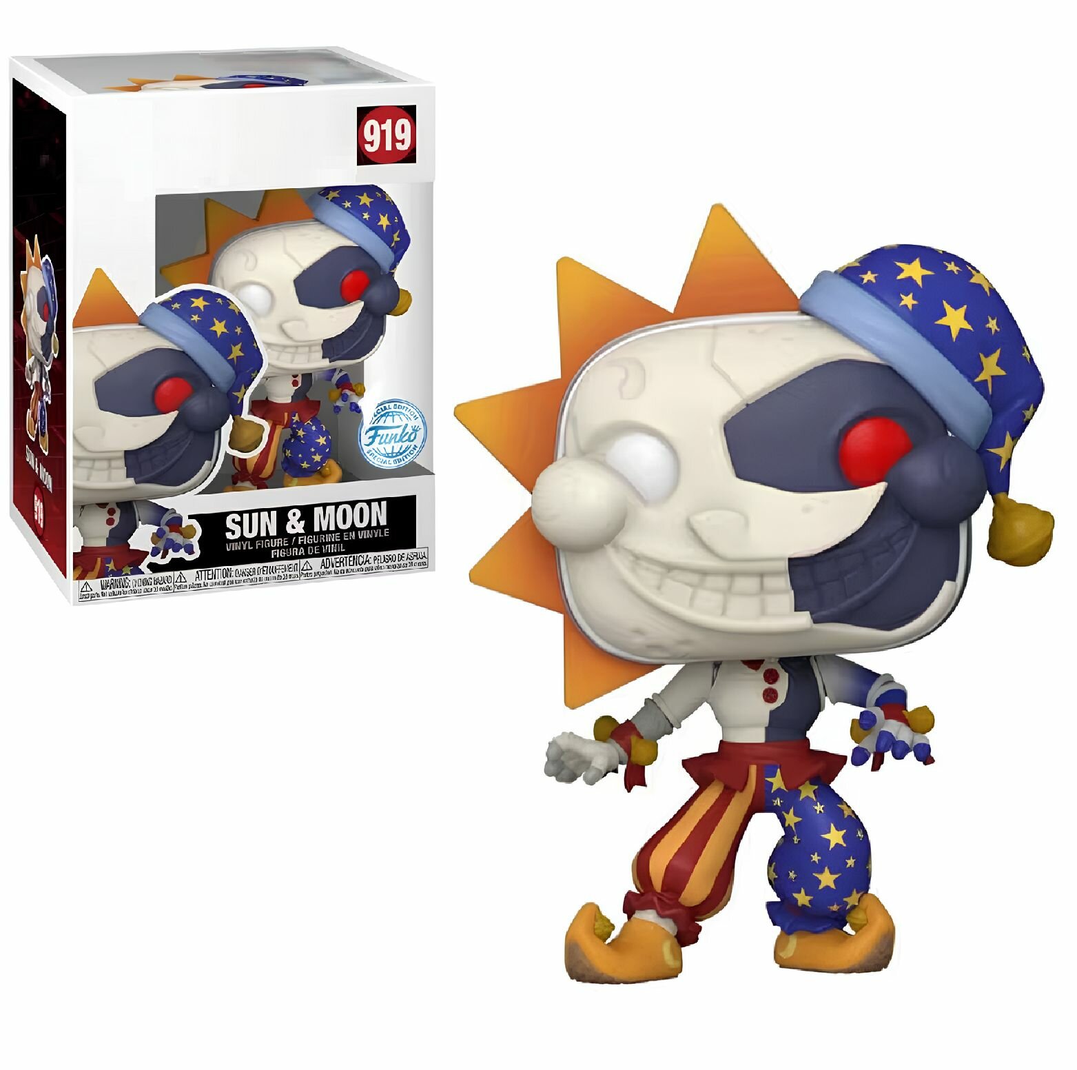 Фигурка Аниматроники фнаф, Sun and Moon (10см) #919, для коллекции, идеальный подарок