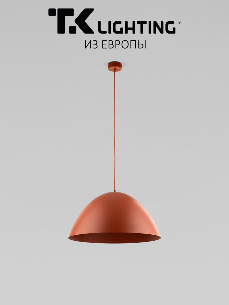 Подвесной светильник TK Lighting 10260 Faro, E27, 15 Вт, цвет кирпичный