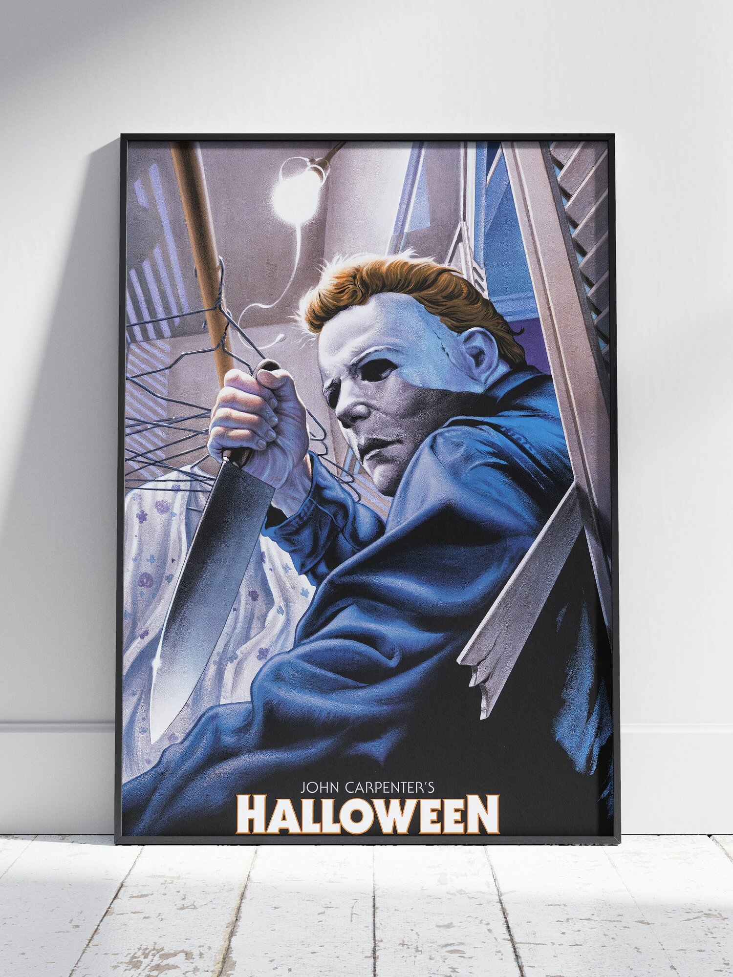 Плакат на стену для интерьера Хэллоуин (Halloween - Майкл Майерс 1) - Постер по фильму, кино, хоррору формата А3 (30x42 см)