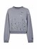 Толстовка MAISON MIHARA YASUHIRO Stud-embellished distressed sweatshirt, размер ...