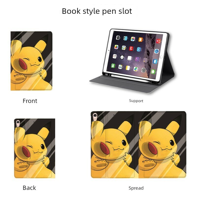 Подходит для ipadpro9.7, защитный чехол с милым мультяшным рисунком, старый чехол для планшета Apple, порт 9.7inch,