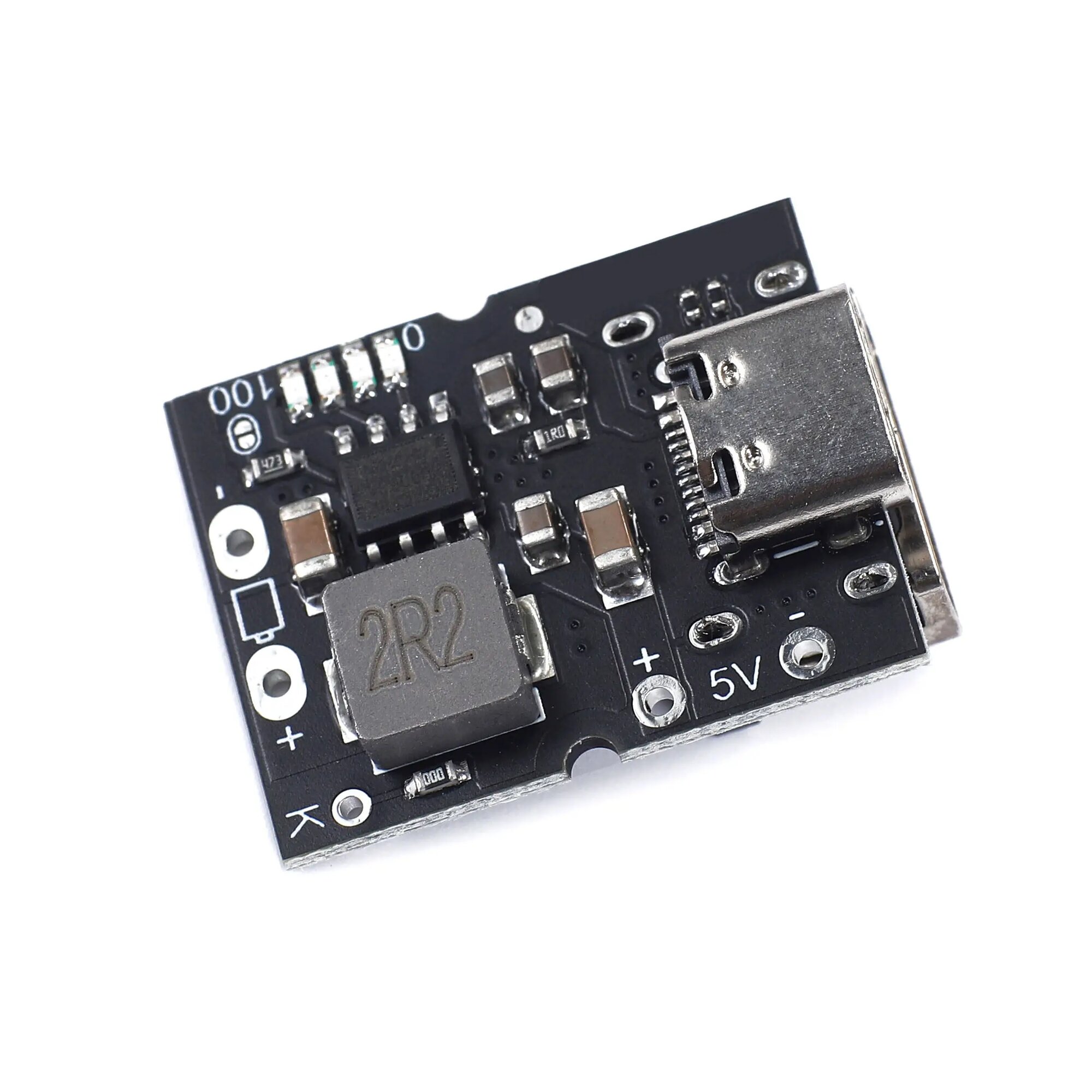 Повышающий модуль питания Type-C, 5шт с USB