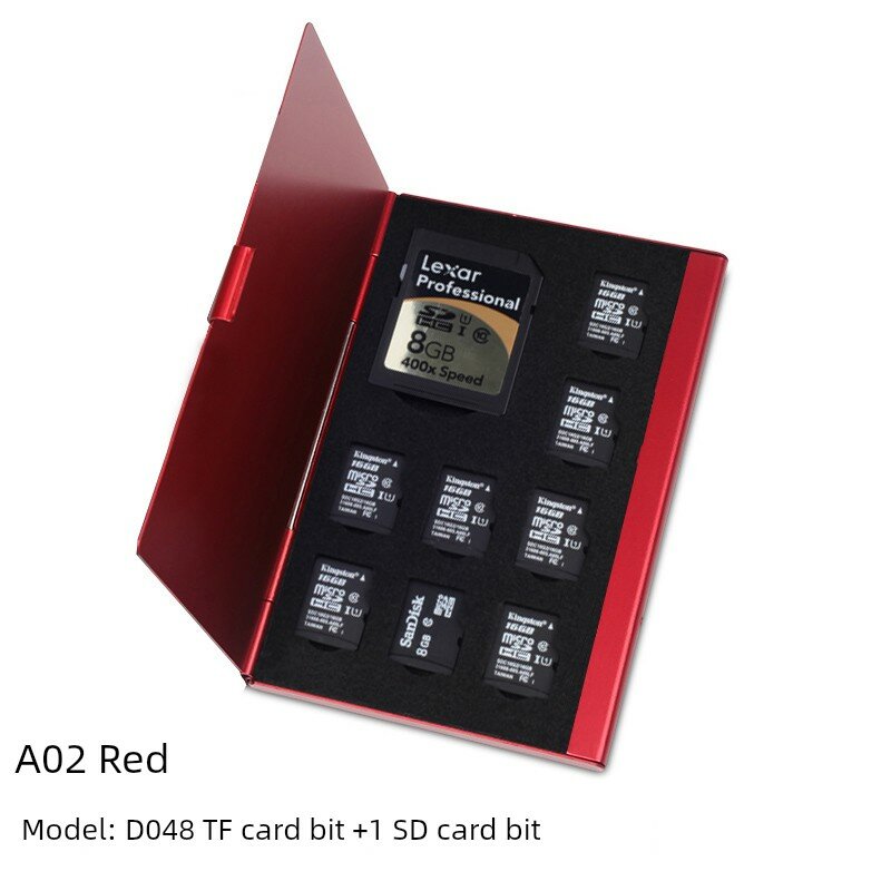 Кейс для карт памяти CF SDHC TF Micro SD с отсеком для SIM-карты, защитный чехол для мобильных устройств изумрудный