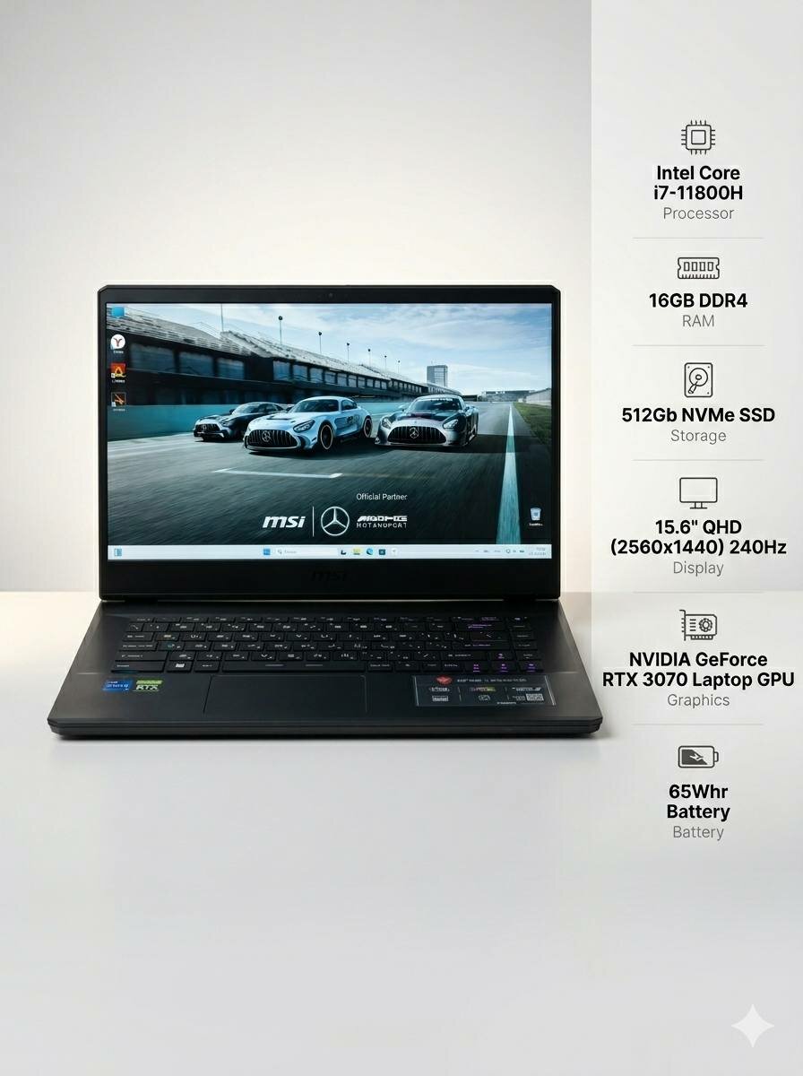 Ноутбук MSI GP66 Leopard 11UG-699XRU i7-11800H/16Gb/RTX 3070