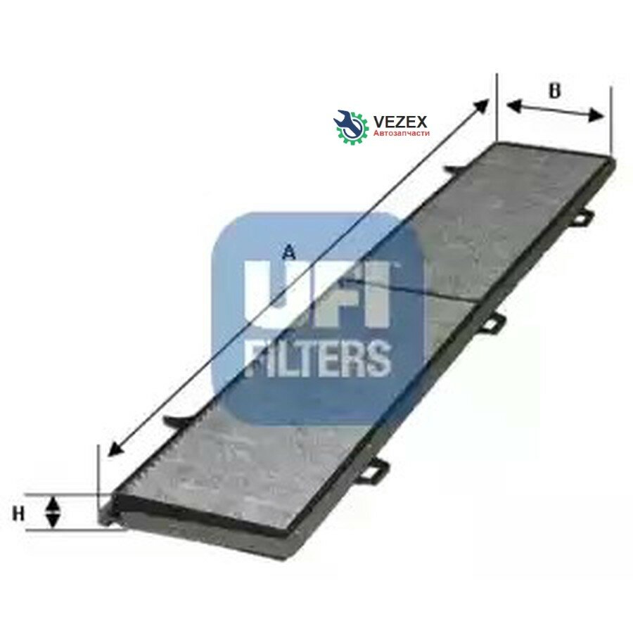 UFI 5415400 фильтр салона ! угольный\ BMW 1/3 E87/E90/E91 all 04>