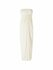 Платье Alberta Ferretti Draped strapless dress, размер 42, white
