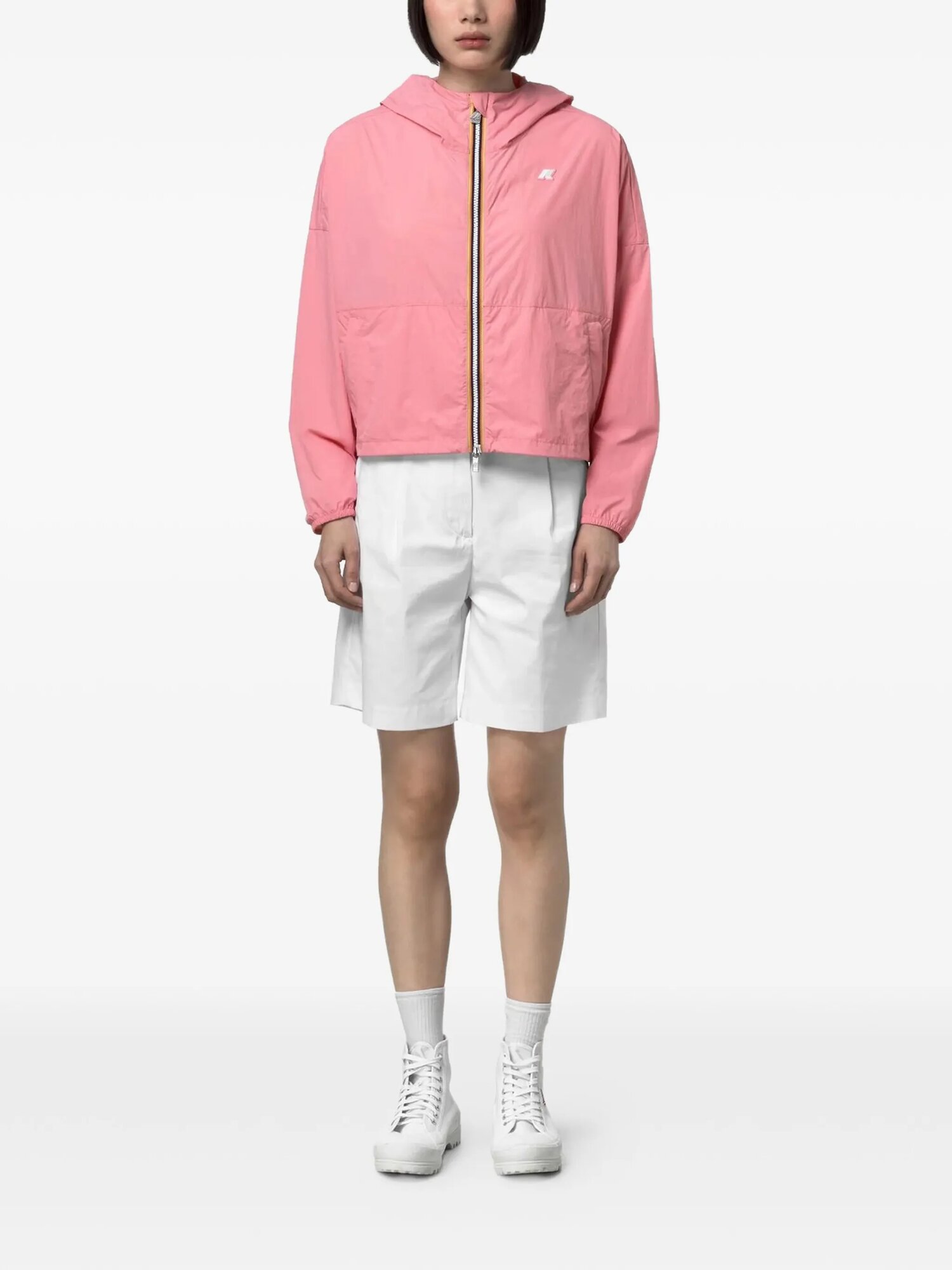 Куртка K-WAY Zip-up cropped jacket, размер 40 — фото 1