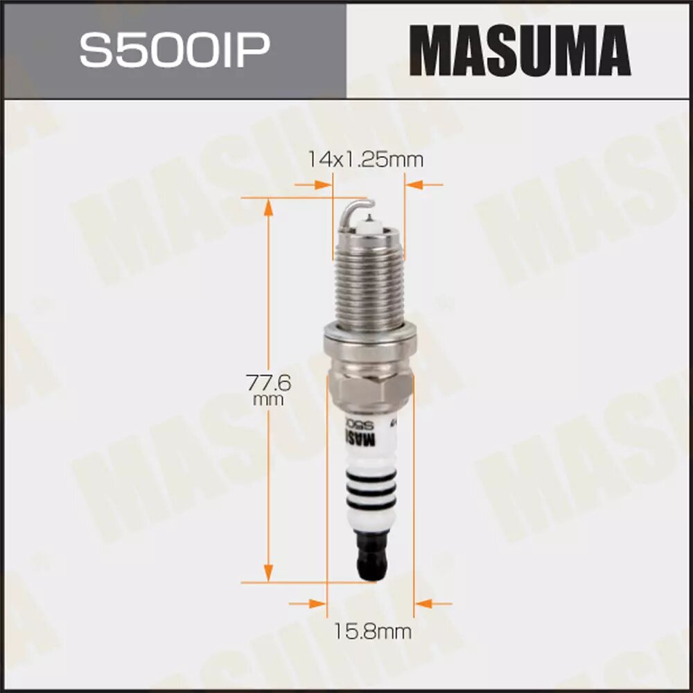 Свеча зажигания иридий + платина IZFR6K11 размер свечного ключа: 16 Masuma, S500IP