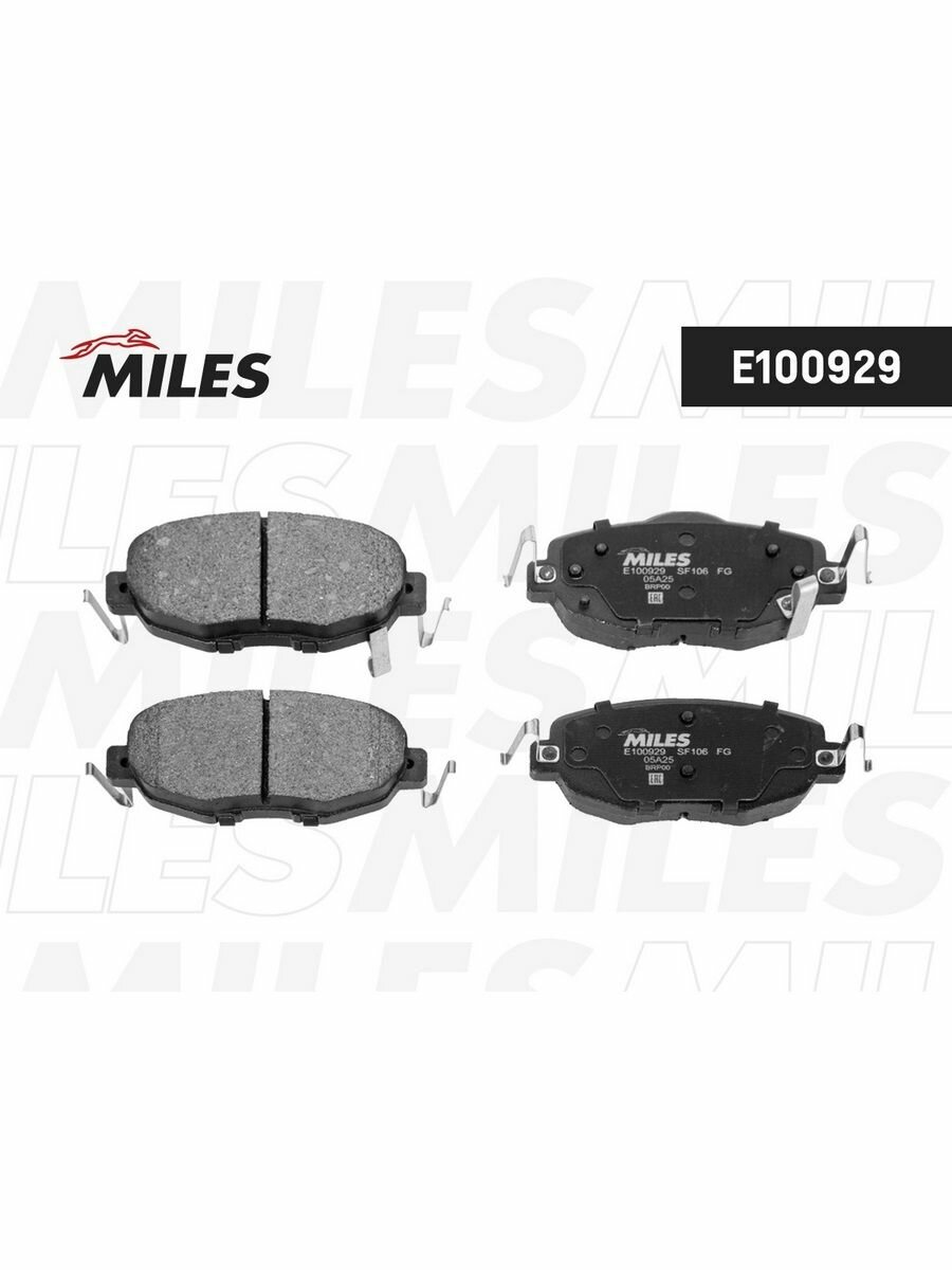 Колодки тормозные дисковые передние для а/м CHANGAN / Чанань, Miles E100929