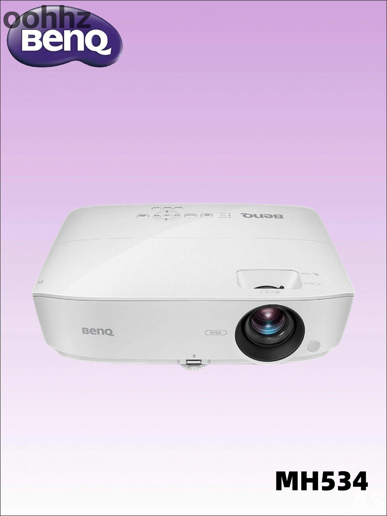 Проектор MH534_Y, DLP, серый металлик, белый