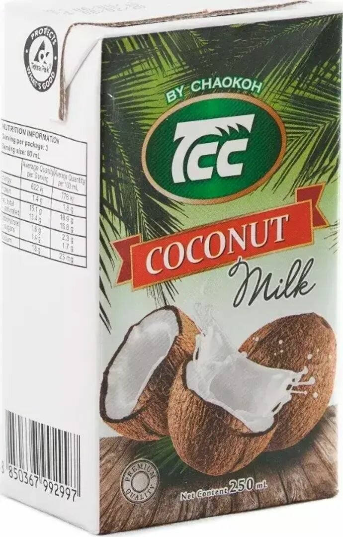 Молоко CHAOKOH TCC Кокосовое (17-19% жир.) 250мл