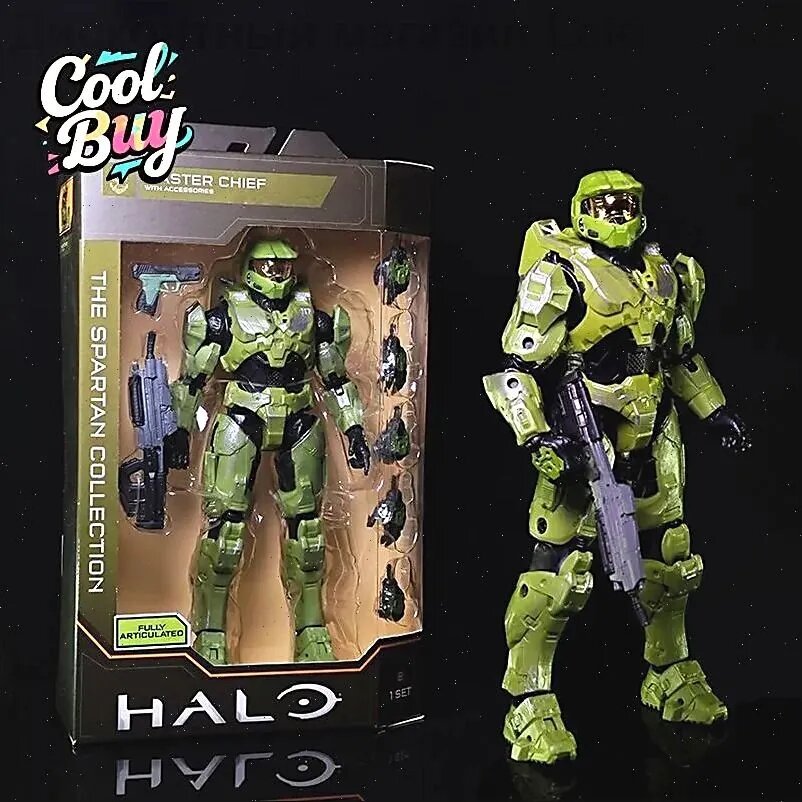 Коллекционная аниме фигурка Halo The Spartan Collection MASTER CHIEF