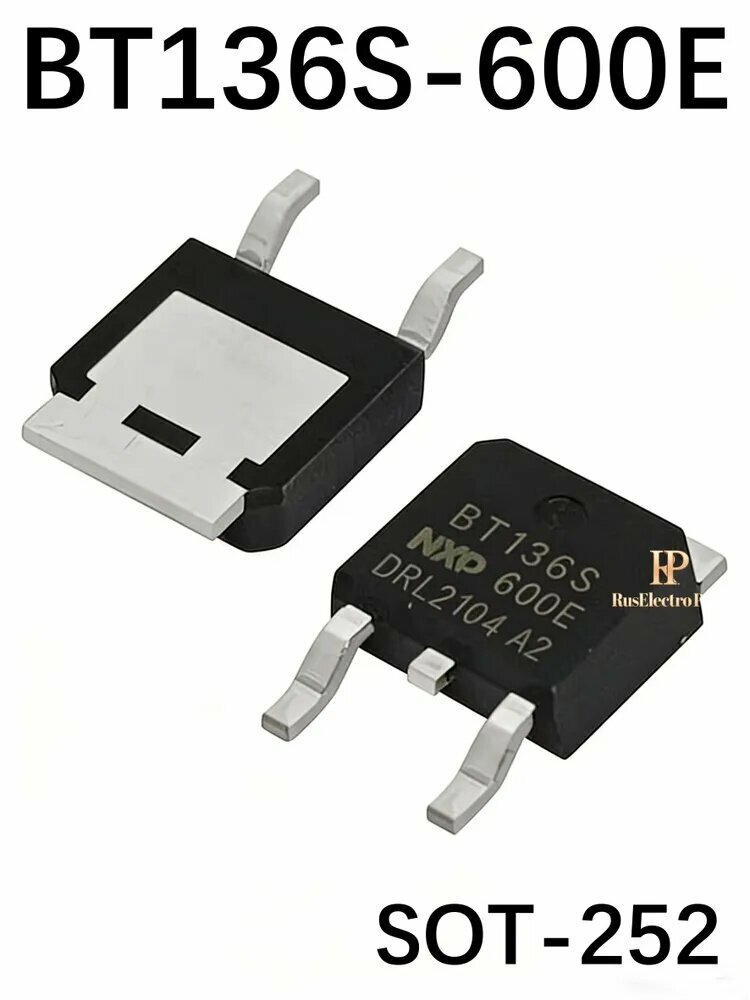 10 шт. BT136S-600E 600E TO-252 SMD симистор BT136S