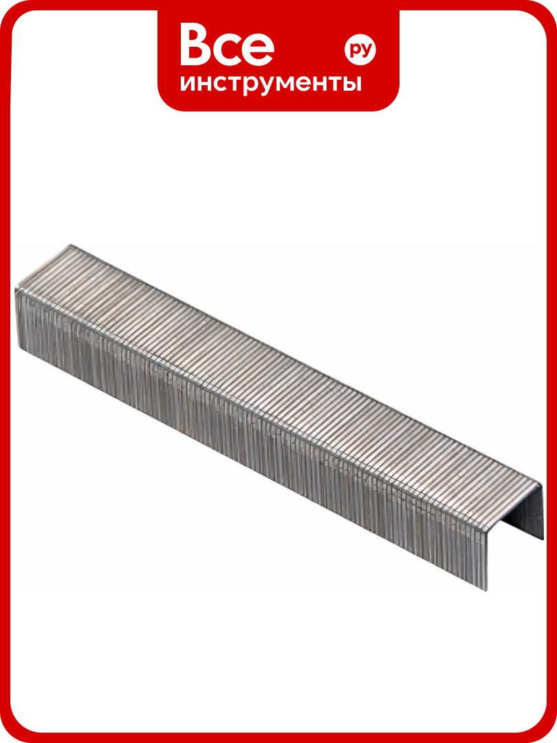 Скобы HEADROCK тип 53, оцинкованные, 6 мм, 1000 шт. 351-140-006