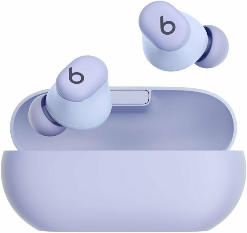 Наушники Bea/*ts Solo Buds Arctic Purple, беспроводные, Bluetooth 5.3, время работы 18ч, голосовое управление, сиреневые