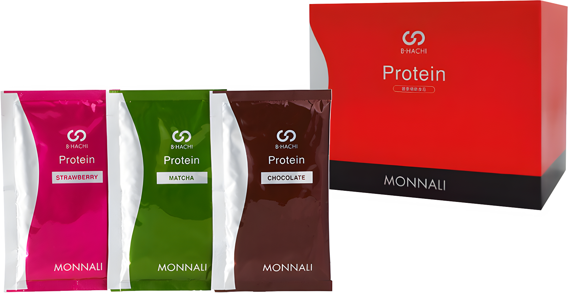 MONNALI Диетический коктейль для красивого силуэта (пищевая добавка) B-Hachi Protein 200ml