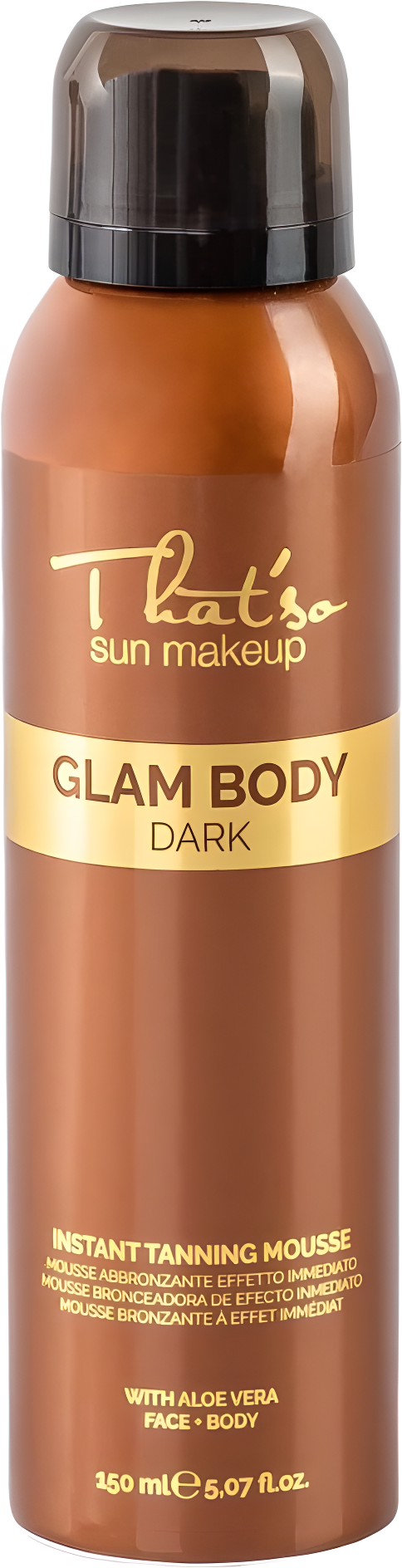 That’so Мусс-автозагар мгновенный бронзово-золотистый Glam Body Dark Tanning Mousse
