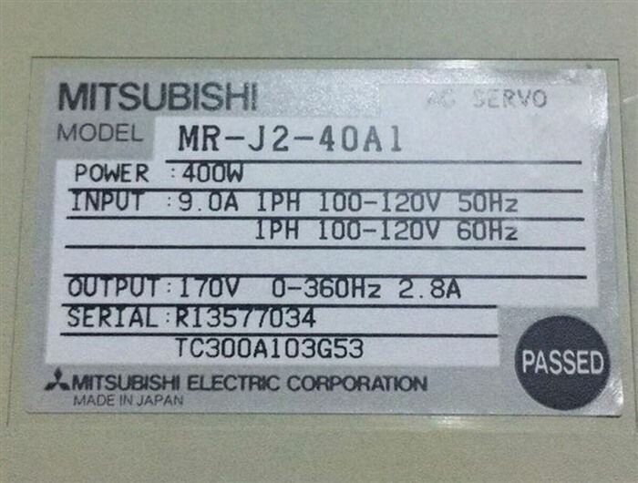 Модуль MITSUBISHI MR-J2-40A1 Servo Drive