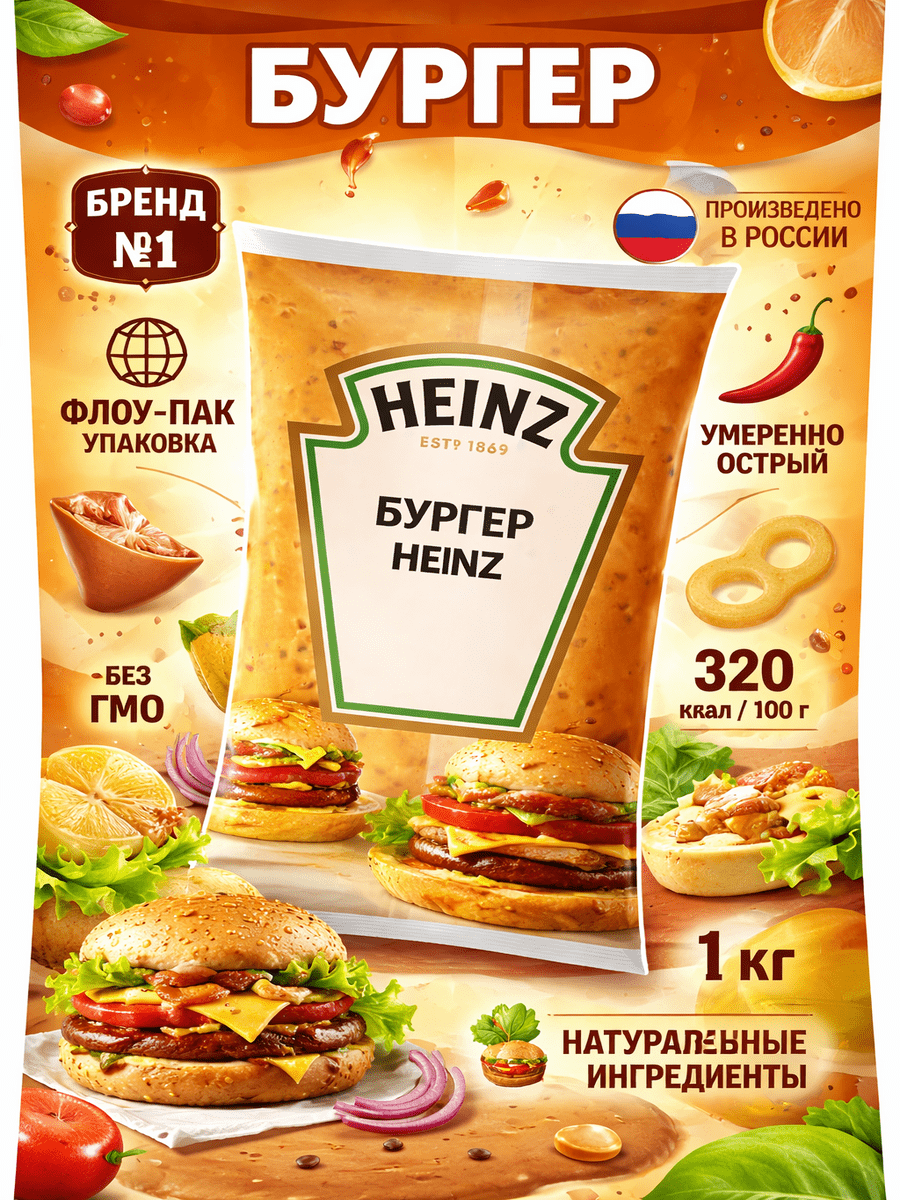 Соус Heinz Бургер, 1кг