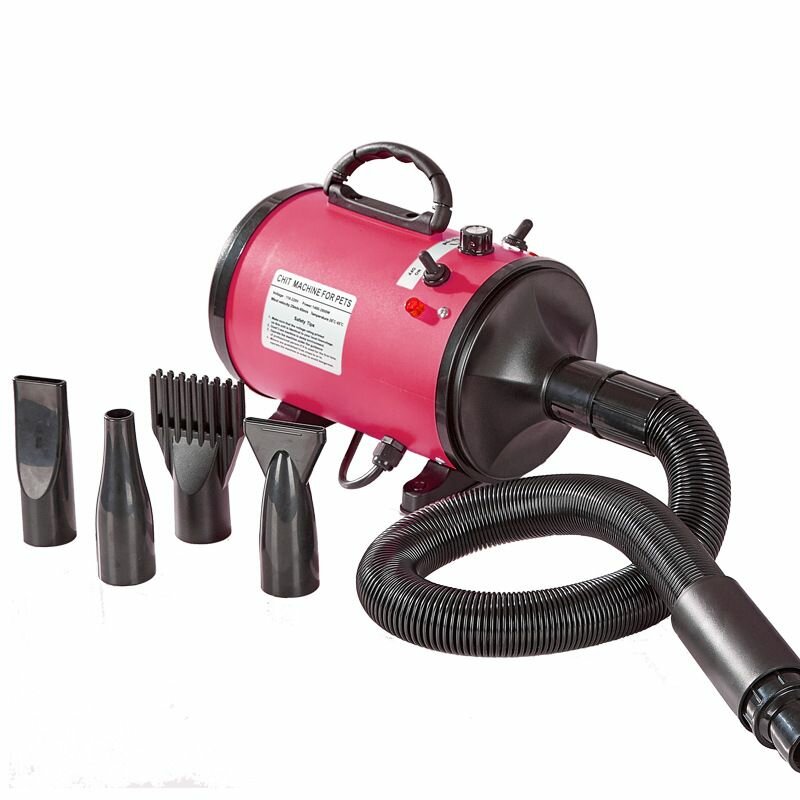 Фен компрессор для животных MZ-202 розовый
