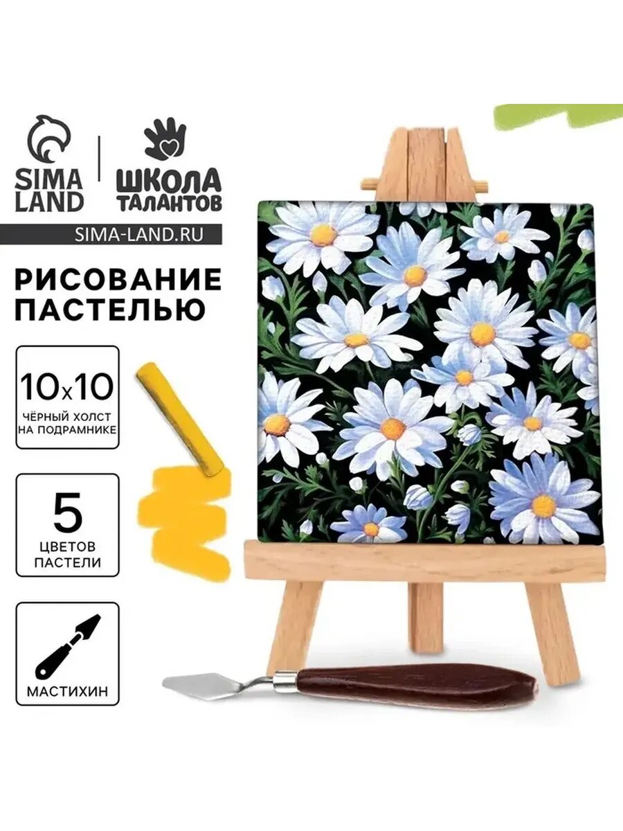 Комплект для живописи пастелью на холсте
