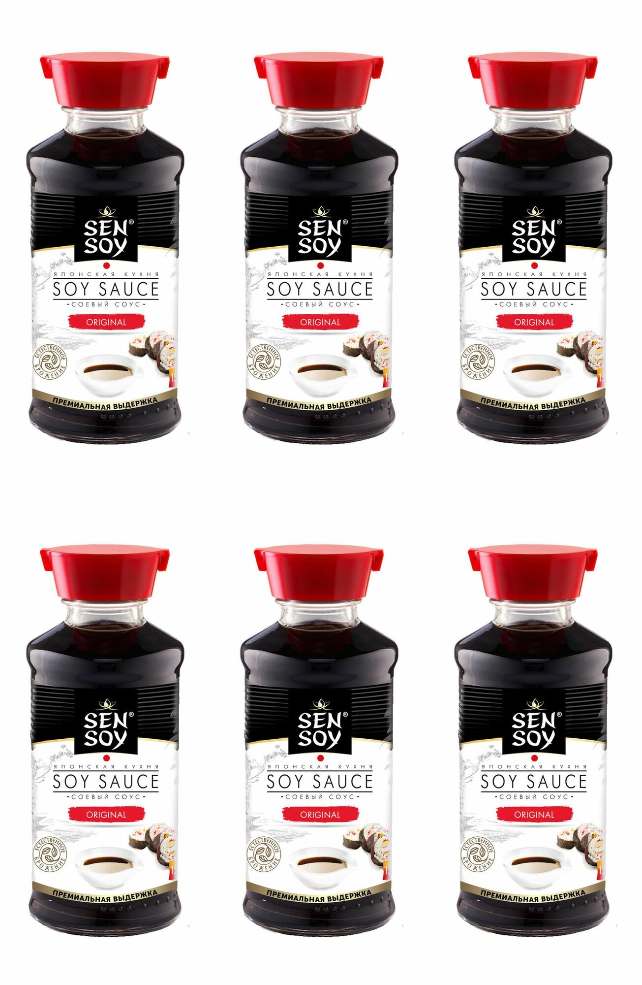 Sen Soy Соус соевый Original, 150 мл, 6 шт