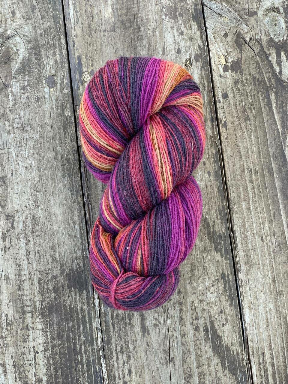 Пряжа Дундага 6/1multicolor DG-17 194грамма (80% меринос)