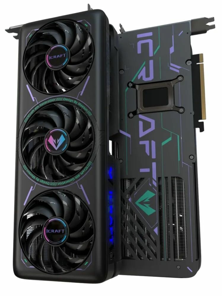 Видеокарта MAXSUN MS-RTX5080 iCraft OC16G AIGA Plus RTX5080 HDMI, 3*DP, 16G, D7