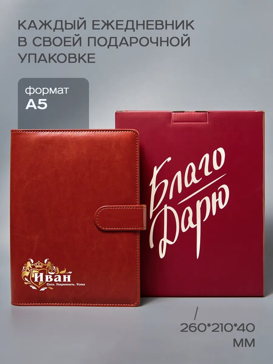 Ежедневник "Иван", А5 — фото 1