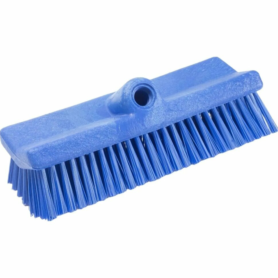 Щетка HACCPER разноуровневая жесткая 252мм 4201B (КНР), синяя, 1810310