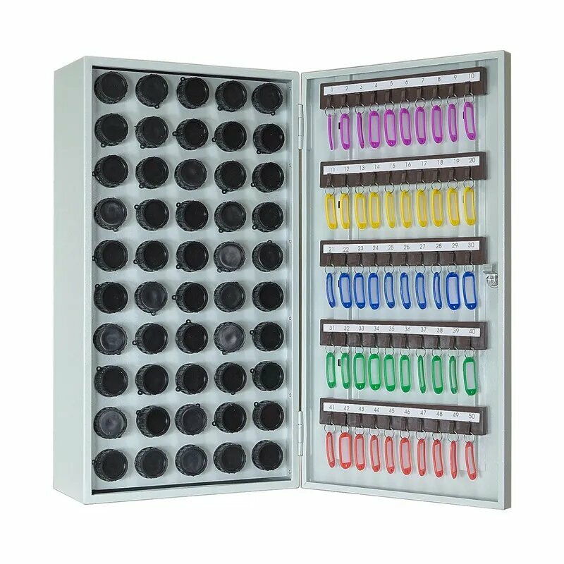Ключница Мн КЛ-50П п, на 50 ключей (с пеналами), 350х180х650, 410548