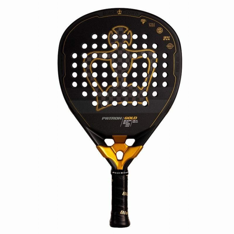 DECATHLON ракетка для падел тенниса Black Crown Patron 2025, желто-черный