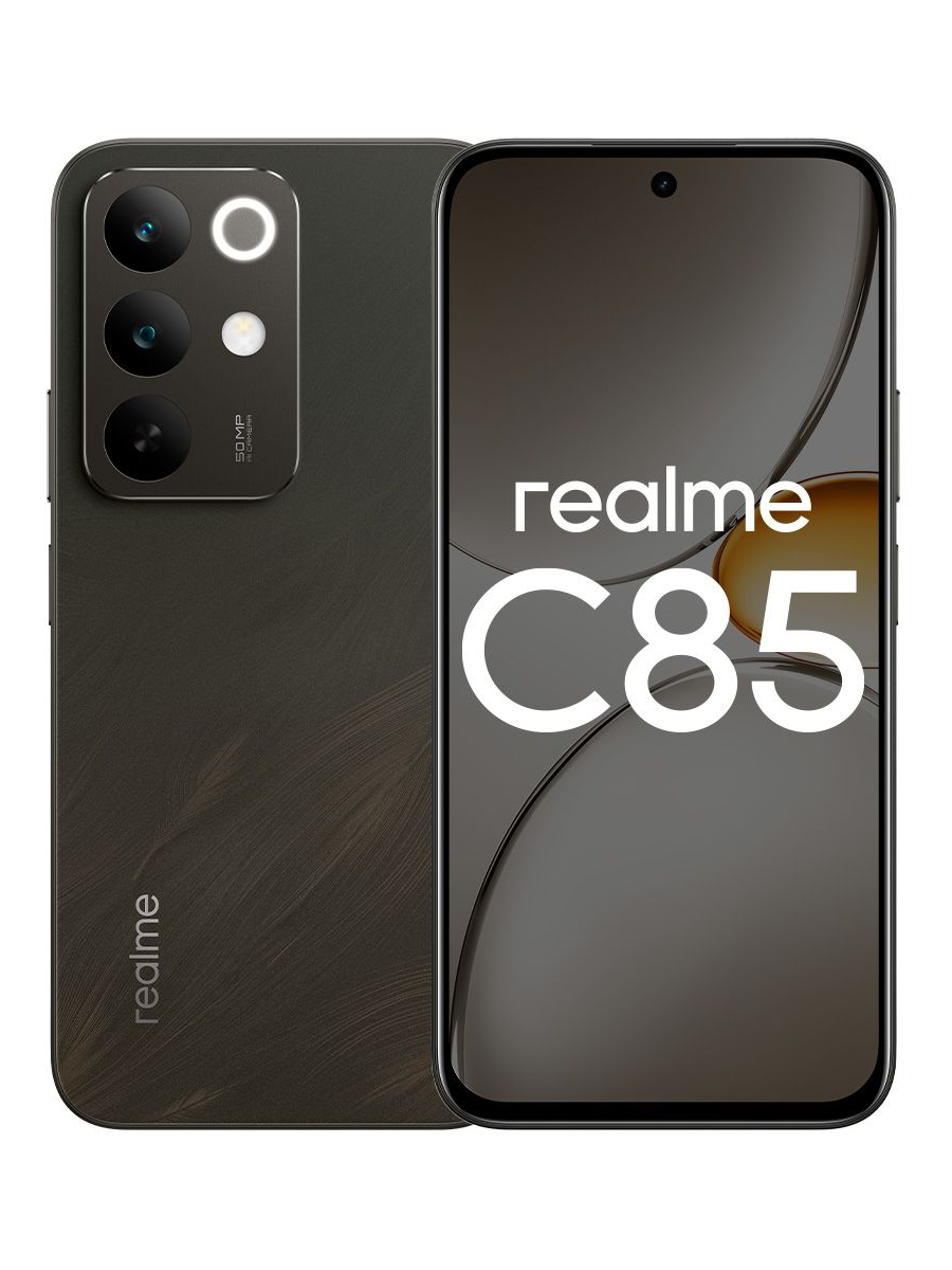 Смартфон Realme C85 6.8", 8/256Gb, RMX5566, NFC, IPS, 144Гц, 7000мАч, темно-серый