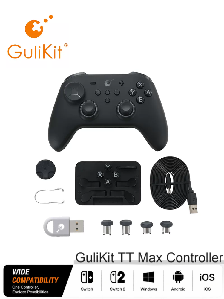 GuliKit TT MAX NS69 Беспроводной игровой контроллер для Switch 1/2 PC Android iOS