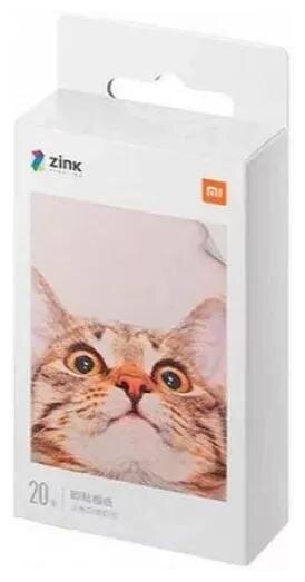 Фотобумага Xiaomi Mi Portable Photo Printer Paper XMBXXZ01HT, белая, 20 шт.