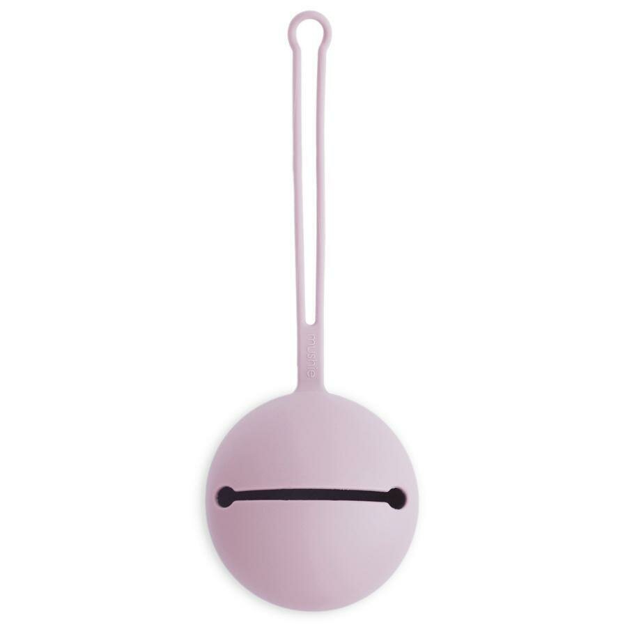 Контейнер силиконовый для сосок пустышек MUSHIE Soft Lilac