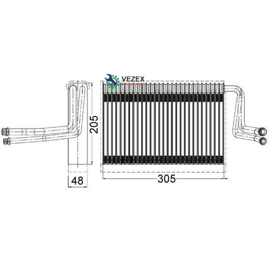 MAHLE AE113000S Испаритель кондиционера