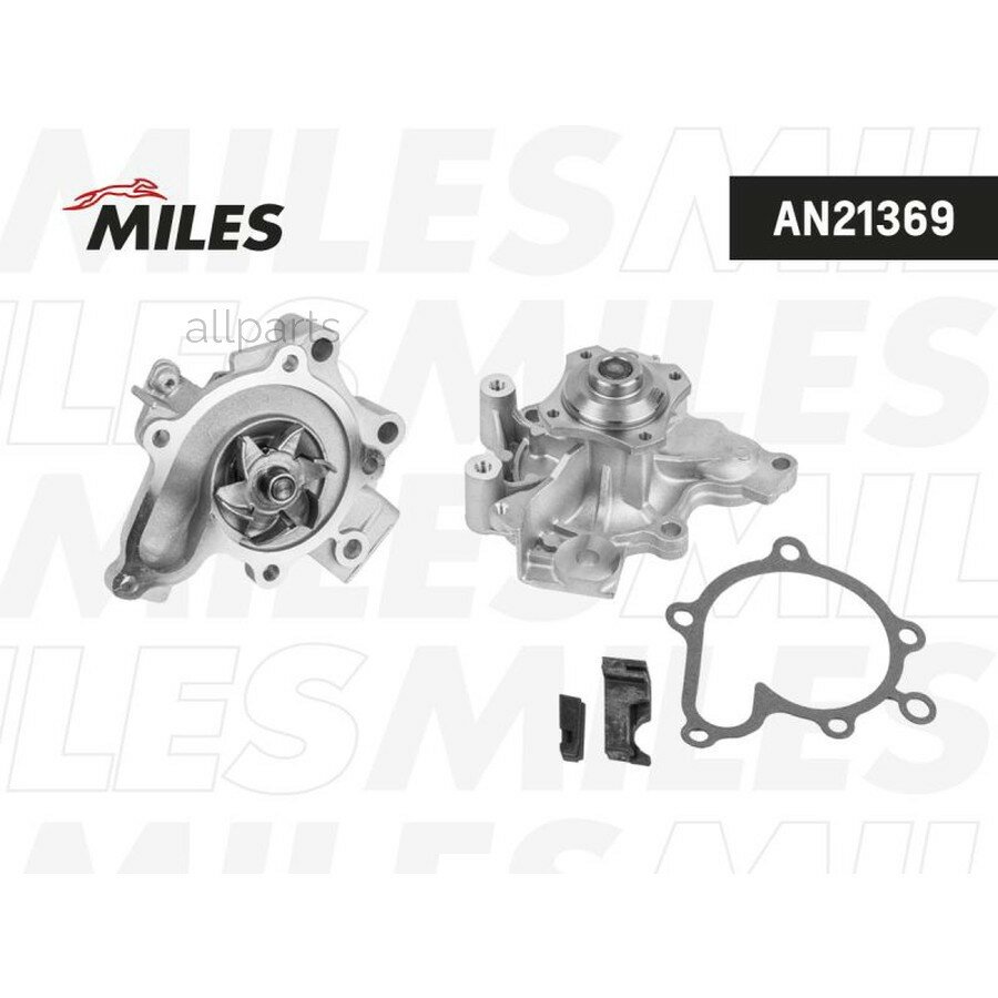 MILES AN21369 Насос водяной MAZDA 323 /626 1.8-2.2 92-97/97-