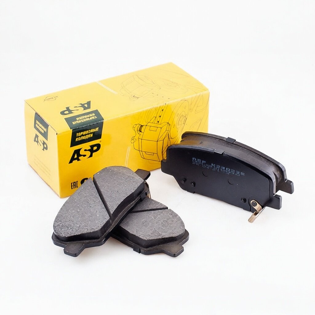Передние тормозные колодки HYUNDAI Elantra/i30/Cerato/Optima/Ceed/ProCeed K290225 ASP арт. K290225