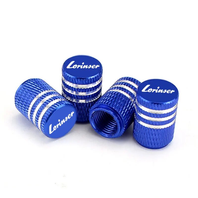 Колпачки на ниппель Lorinser, синие, 4 шт.