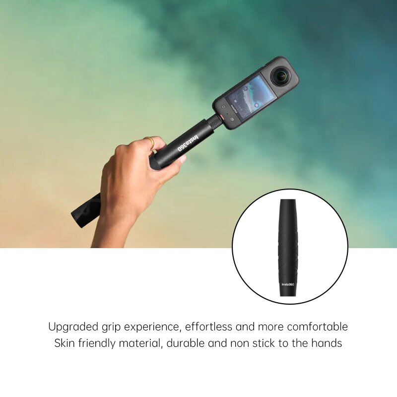INSTA360 X4 палка для селфи, силиконовая ручка для Insta 360 X4 Ace Pro X3 ONE X2 RS, аксессуар для камеры