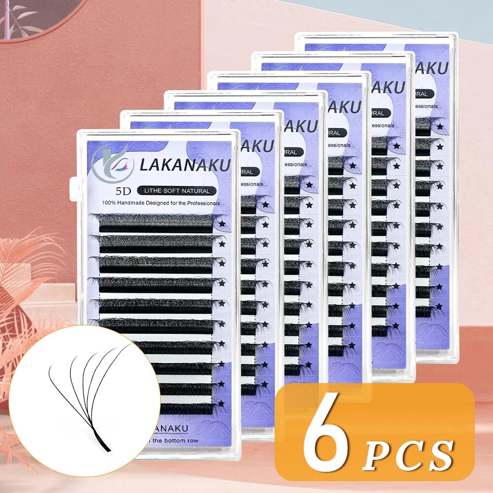 LAKANAKU Fio 12 D ресницы 6trays