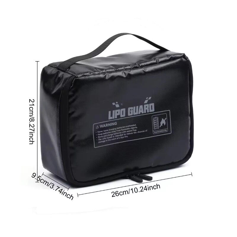 Lipo Guard сумка для аккумуляторов 260x95x210mm, черная