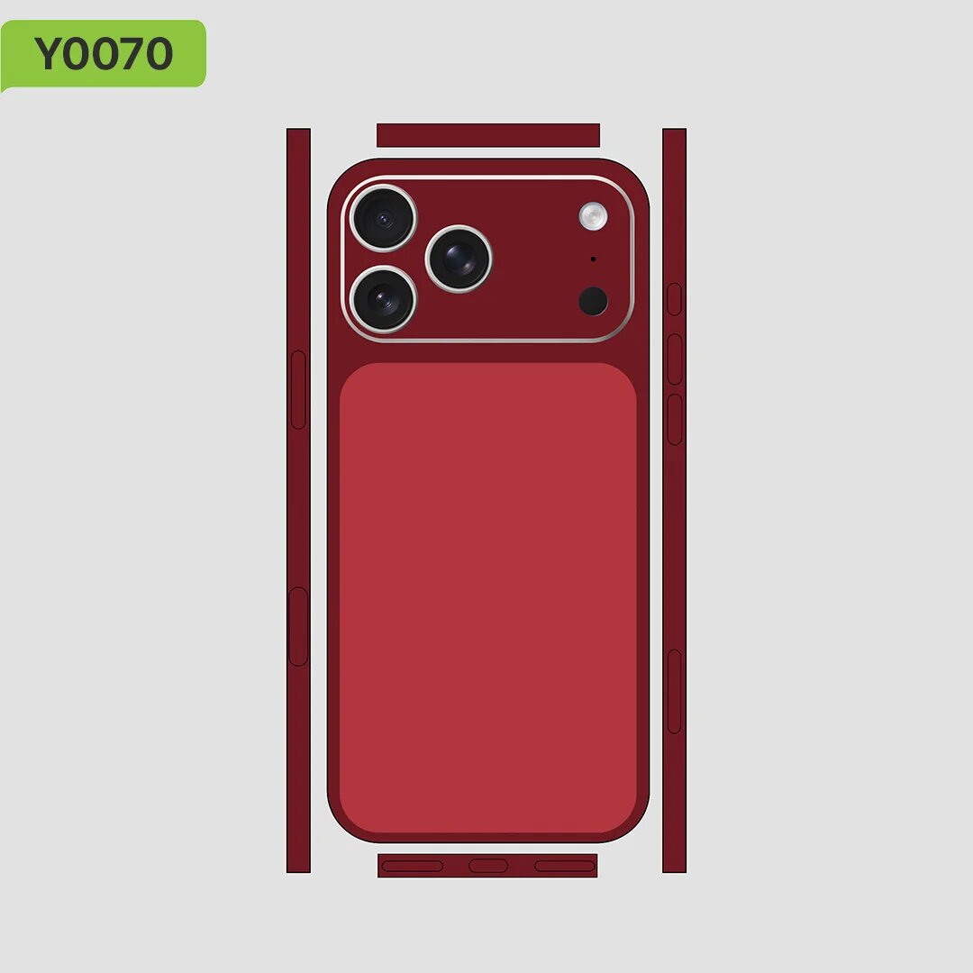 Премиальные виниловые наклейки Nexa Skins Full Wrap для iPhone 17 Same as image, With Logo Cutout