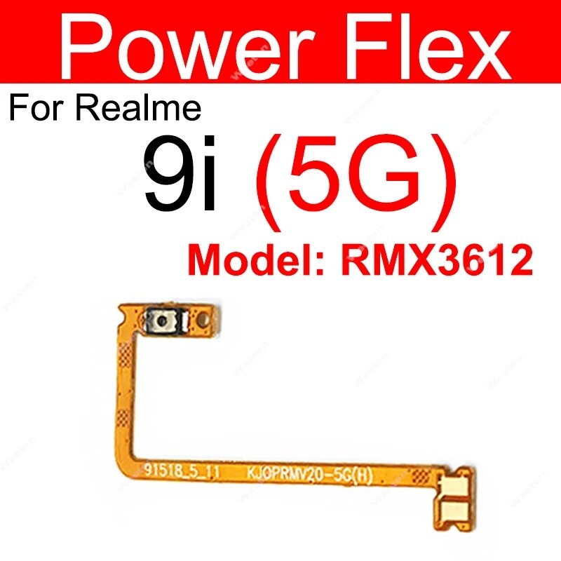 Кнопки включения и выключения питания для Realme 9 Pro Plus 9pro + 9i 9SE/9 9i-5G-Power