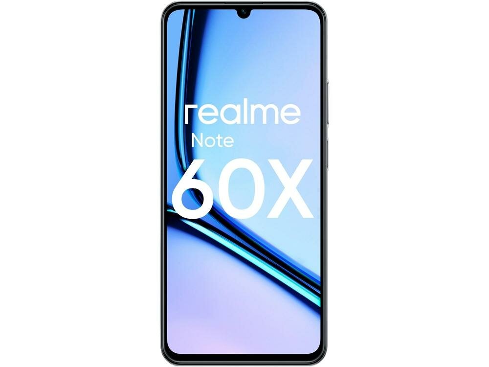 Смартфон Realme RMX3938 Note 60х 64Gb 3Gb черный моноблок 3G 4G 2Sim 6.74" 720x1600 Android 14 8Mpix 802.11 a/b/g/n/ac GPS GSM900/1800 GSM1900 A-
